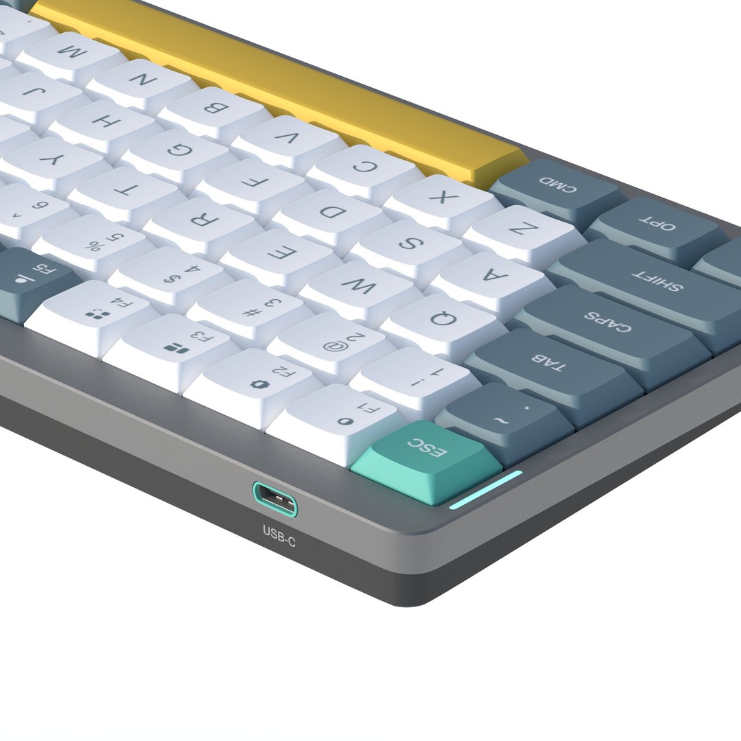 3D Nuphy AIR75 Keyboard Model - TurboSquid 2165705