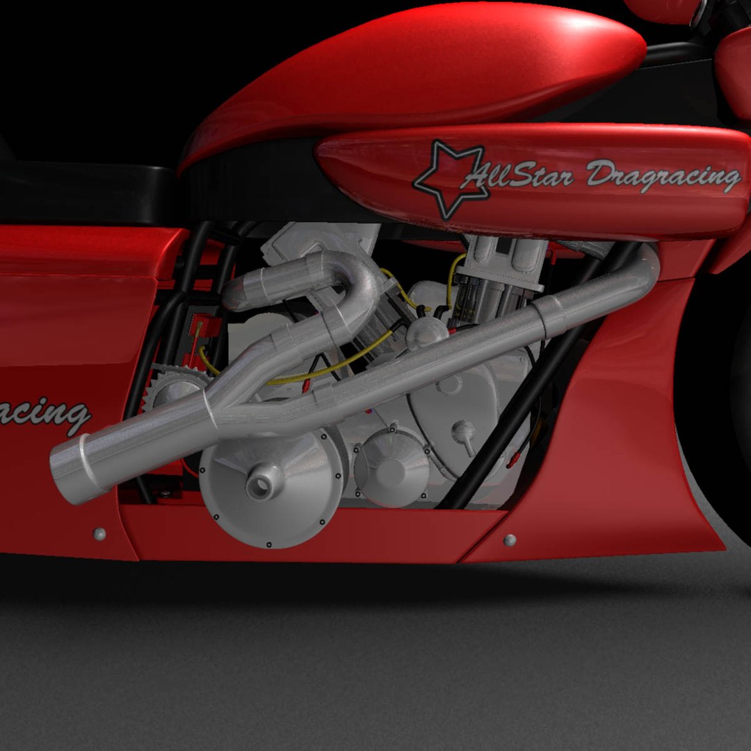Pro Stock Motorcycle 3D Model - TurboSquid 1397855