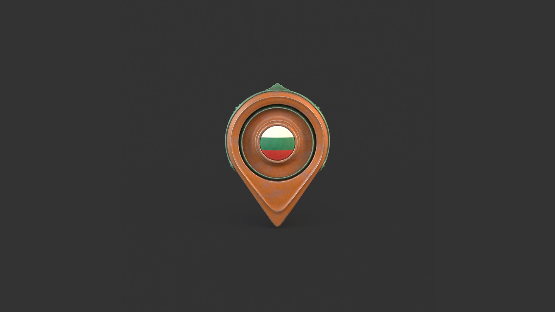 3D Bulgaria Flag Icon - TurboSquid 2063073