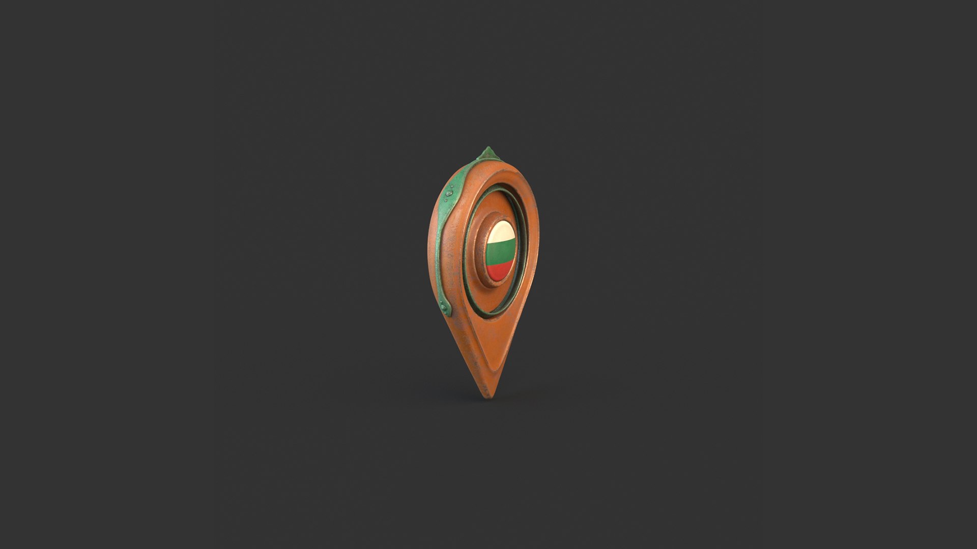 3D Bulgaria Flag Icon - TurboSquid 2063073