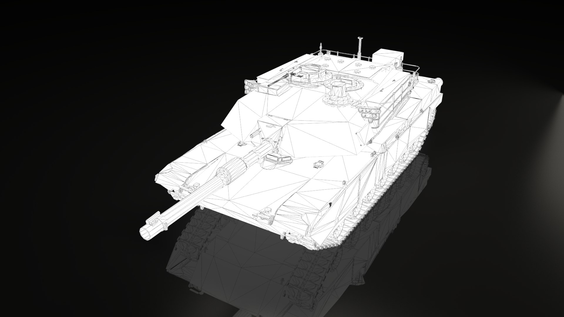 Tank M1A1 3D Model - TurboSquid 2133001