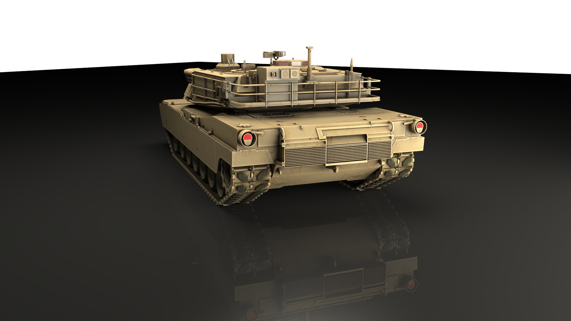 Tank M1A1 3D Model - TurboSquid 2133001