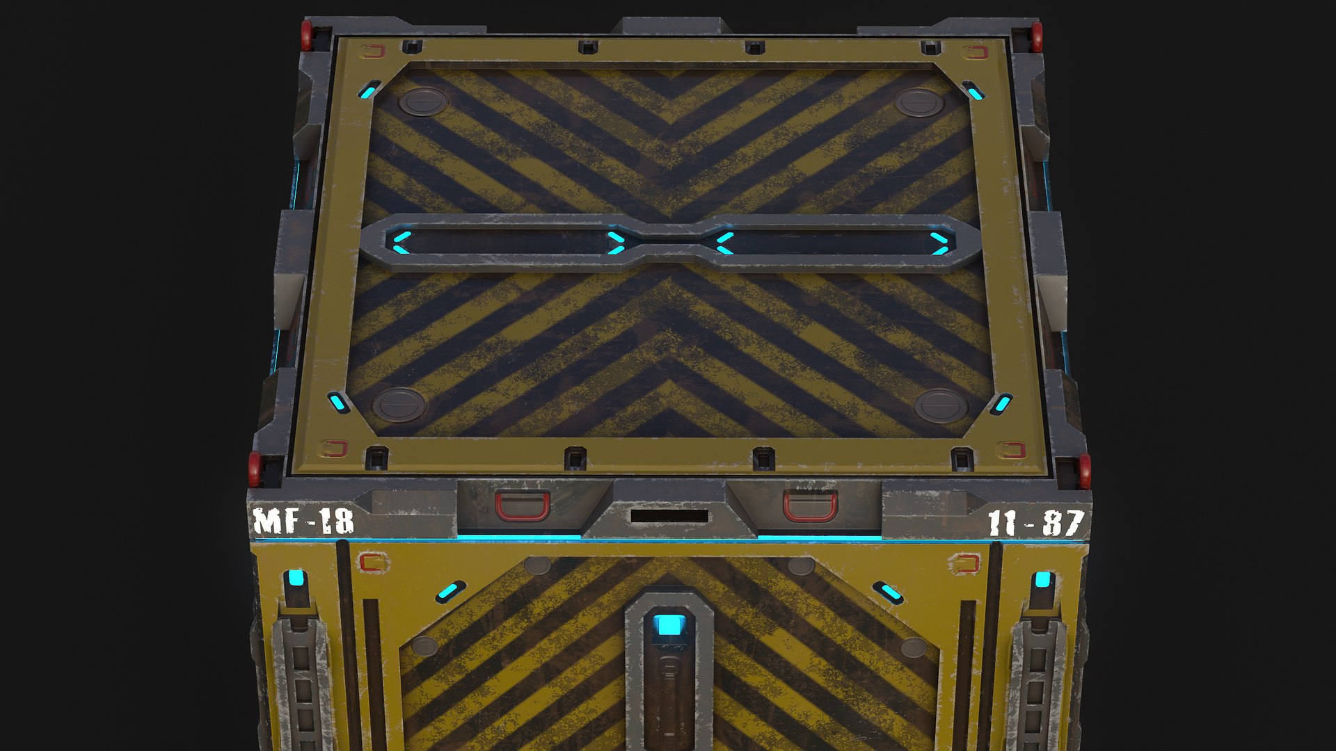 Sci-Fi Crate 3D Model - TurboSquid 2160192