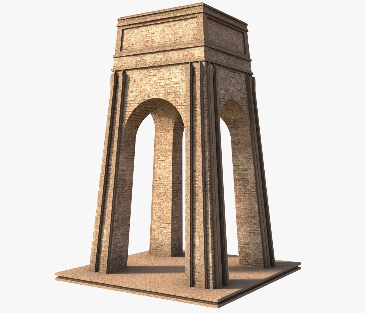 Free 3D Model Free Ancient Temple Arch - TurboSquid 2219641