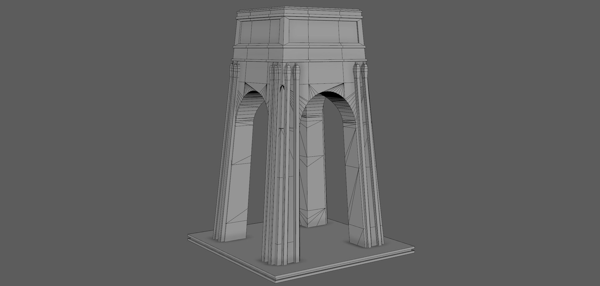 Free 3D Model Free Ancient Temple Arch - TurboSquid 2219641