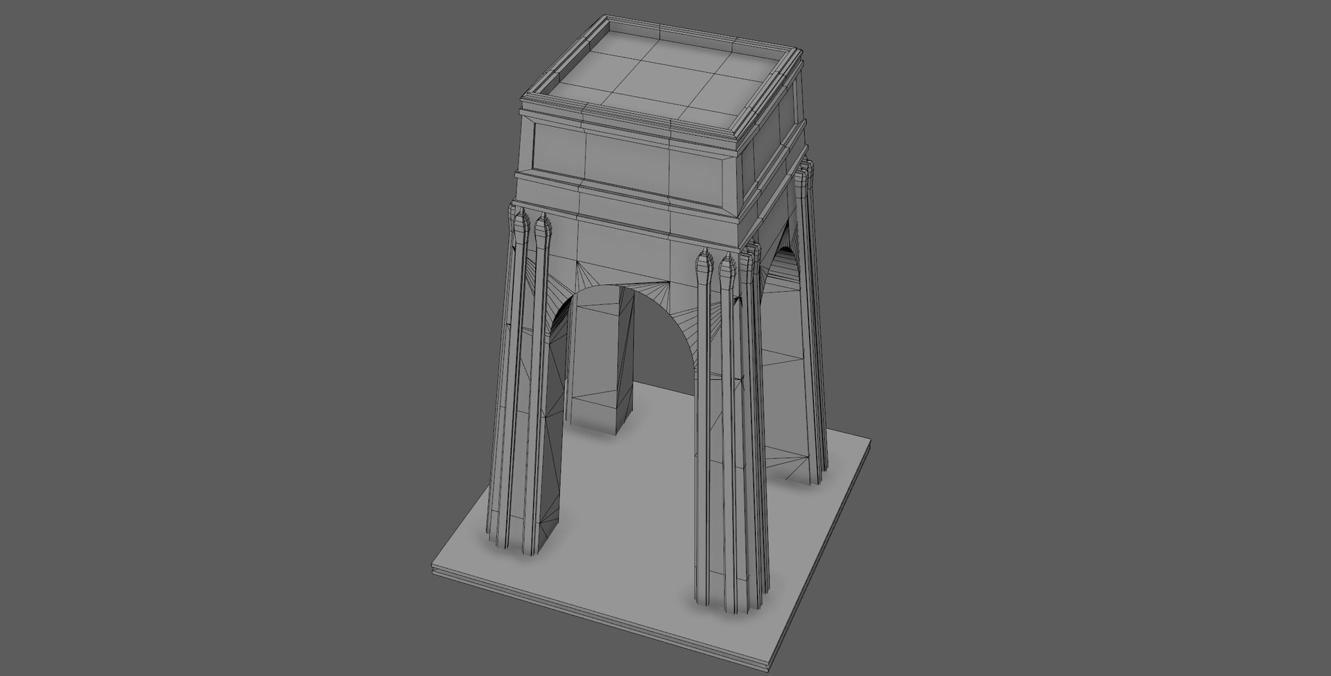 Free 3D Model Free Ancient Temple Arch - TurboSquid 2219641