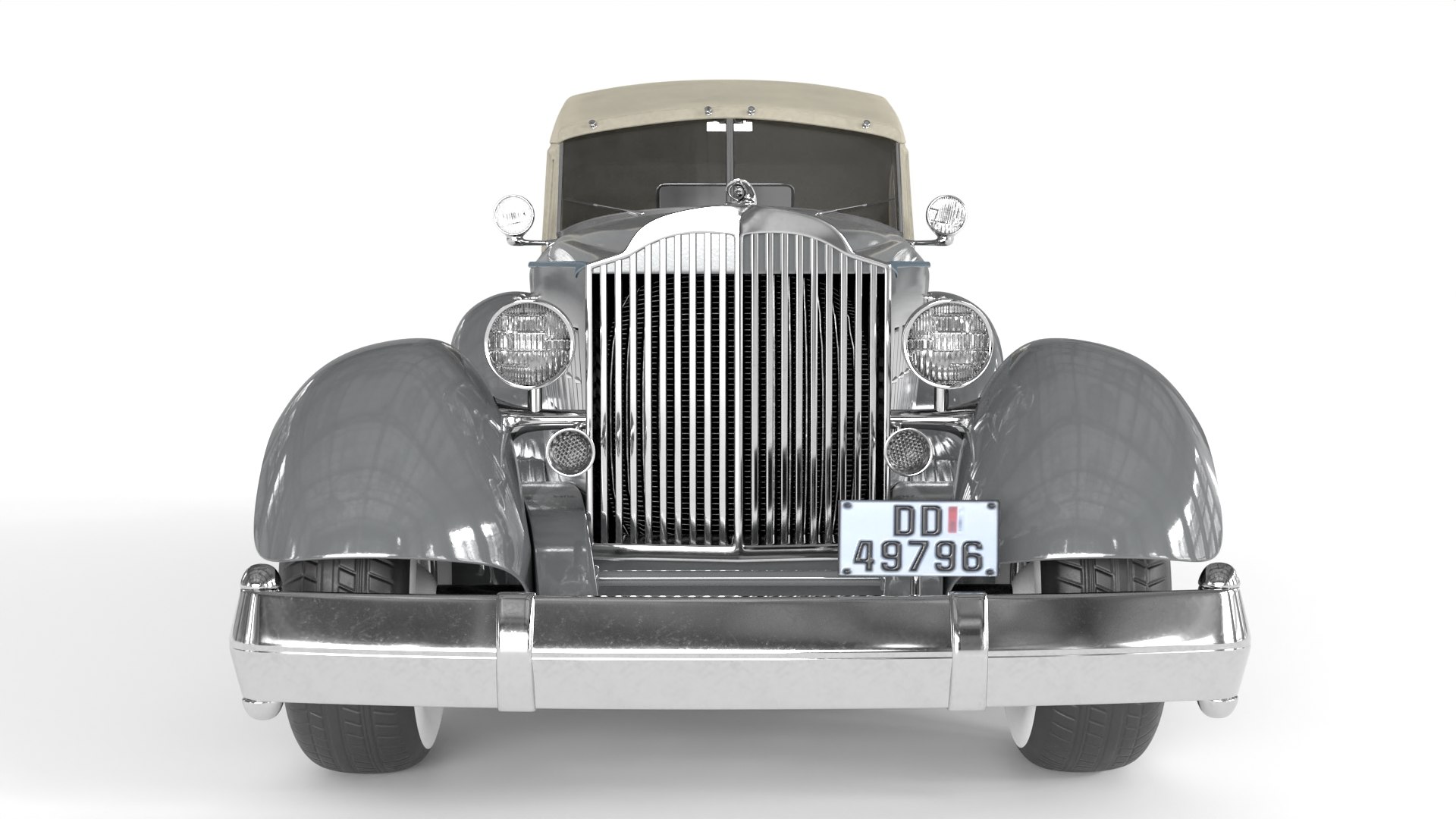 3D retro car model - TurboSquid 1547613