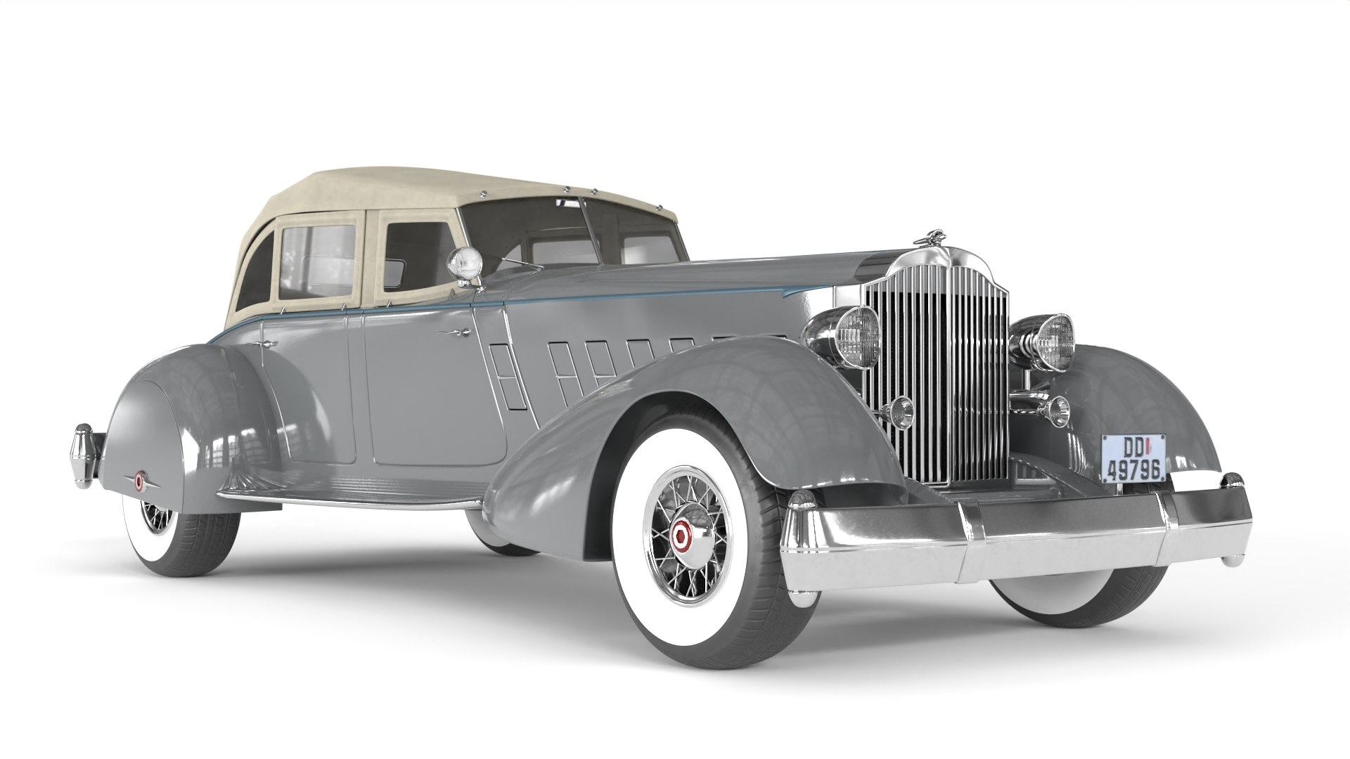 3D retro car model - TurboSquid 1547613