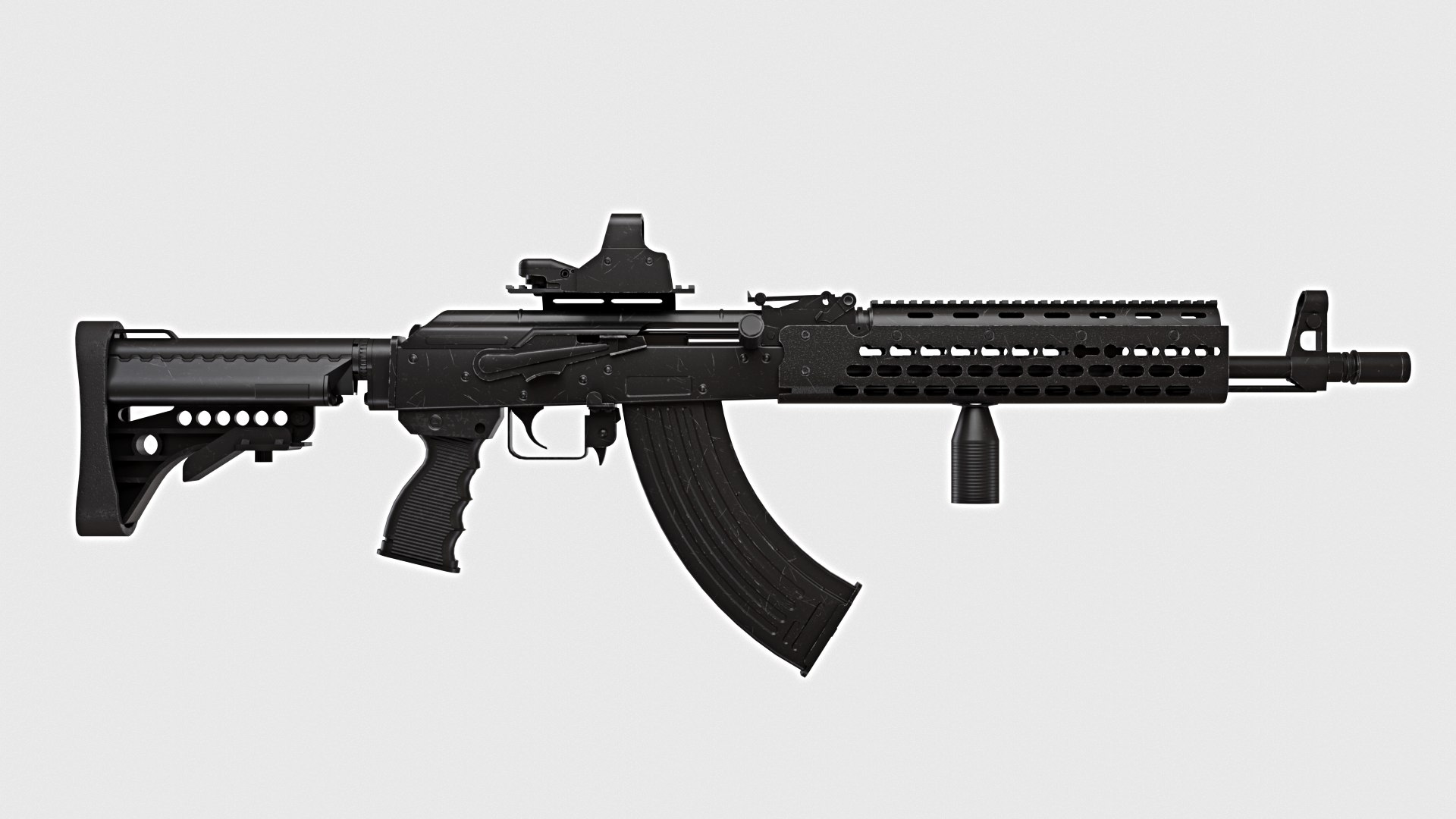 Ak rifles 3D model - TurboSquid 1661332