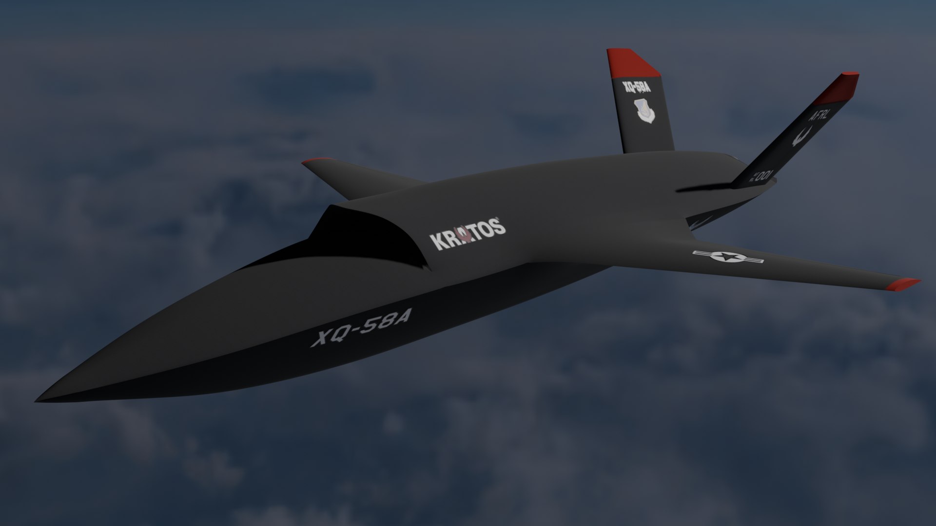 Kratos XQ-58 Valkirie 3D - TurboSquid 2225510