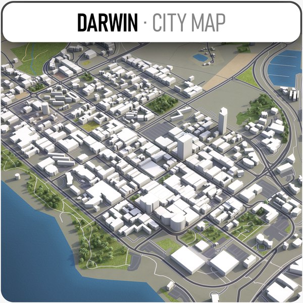 3D model darwin area buildings - TurboSquid 1615261
