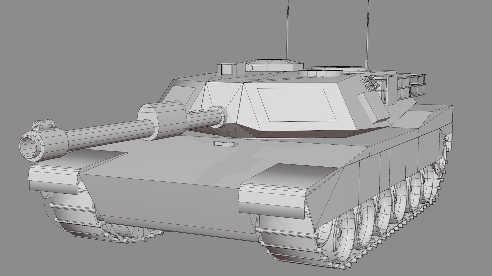 Low Poly Abrams And Bradley Game Ready Pack Low-poly 3D Model 3D Model ...