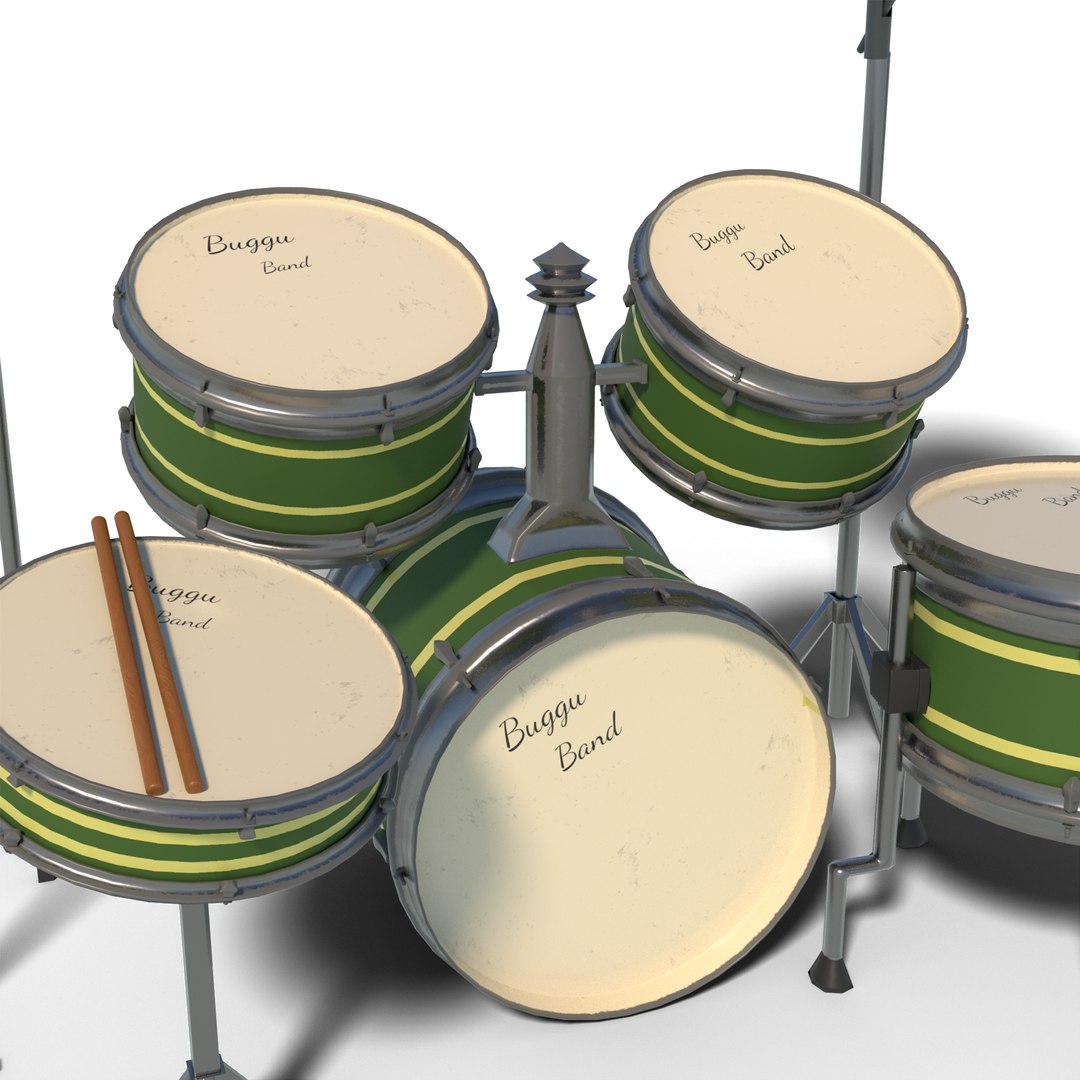 Drum kit 3D - TurboSquid 2091853