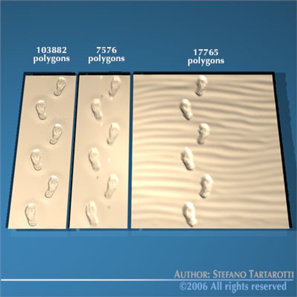 free 3ds model footprint foot print