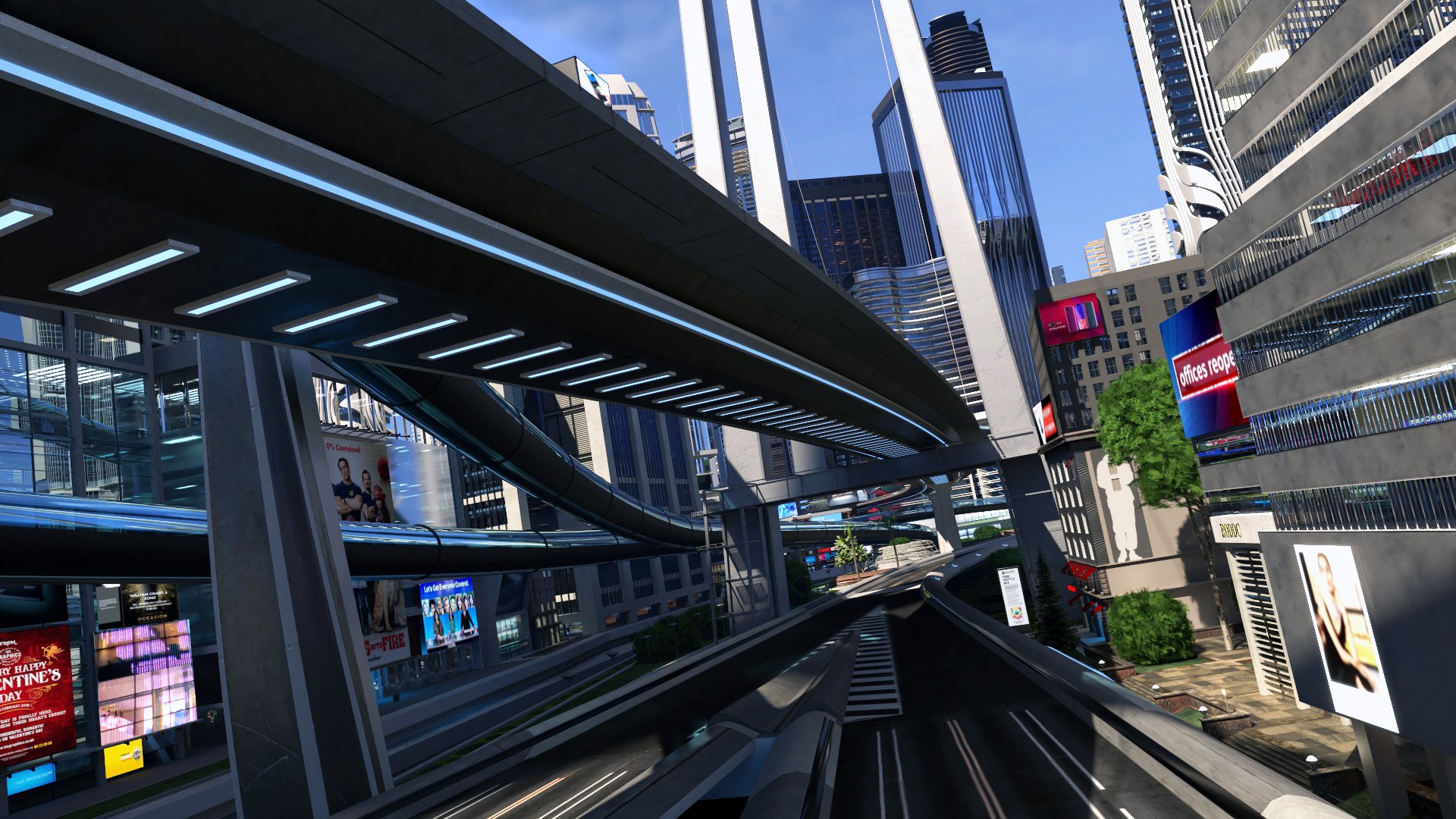 3D future city futuristic architecture - TurboSquid 1594406