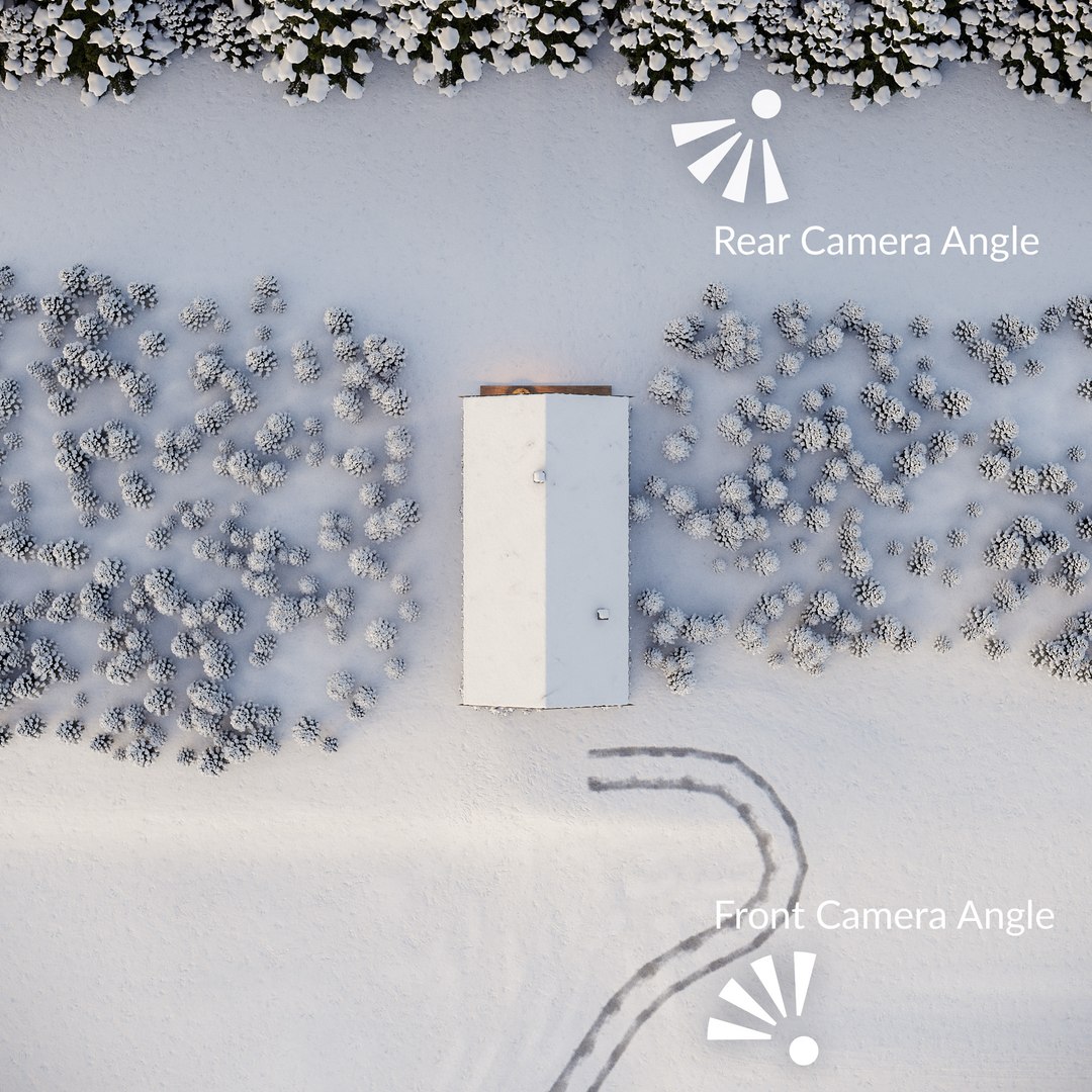 3D Log Cabin Snow Complete Scene Model - TurboSquid 1743002