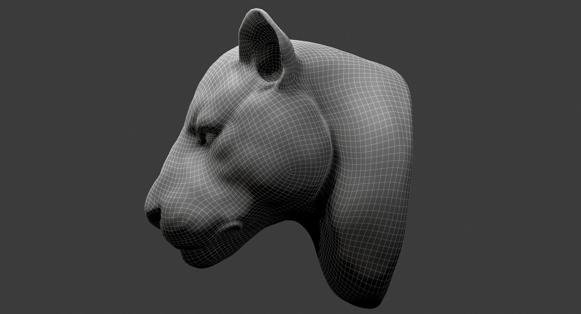 3D Model Tiger Head - TurboSquid 1411173