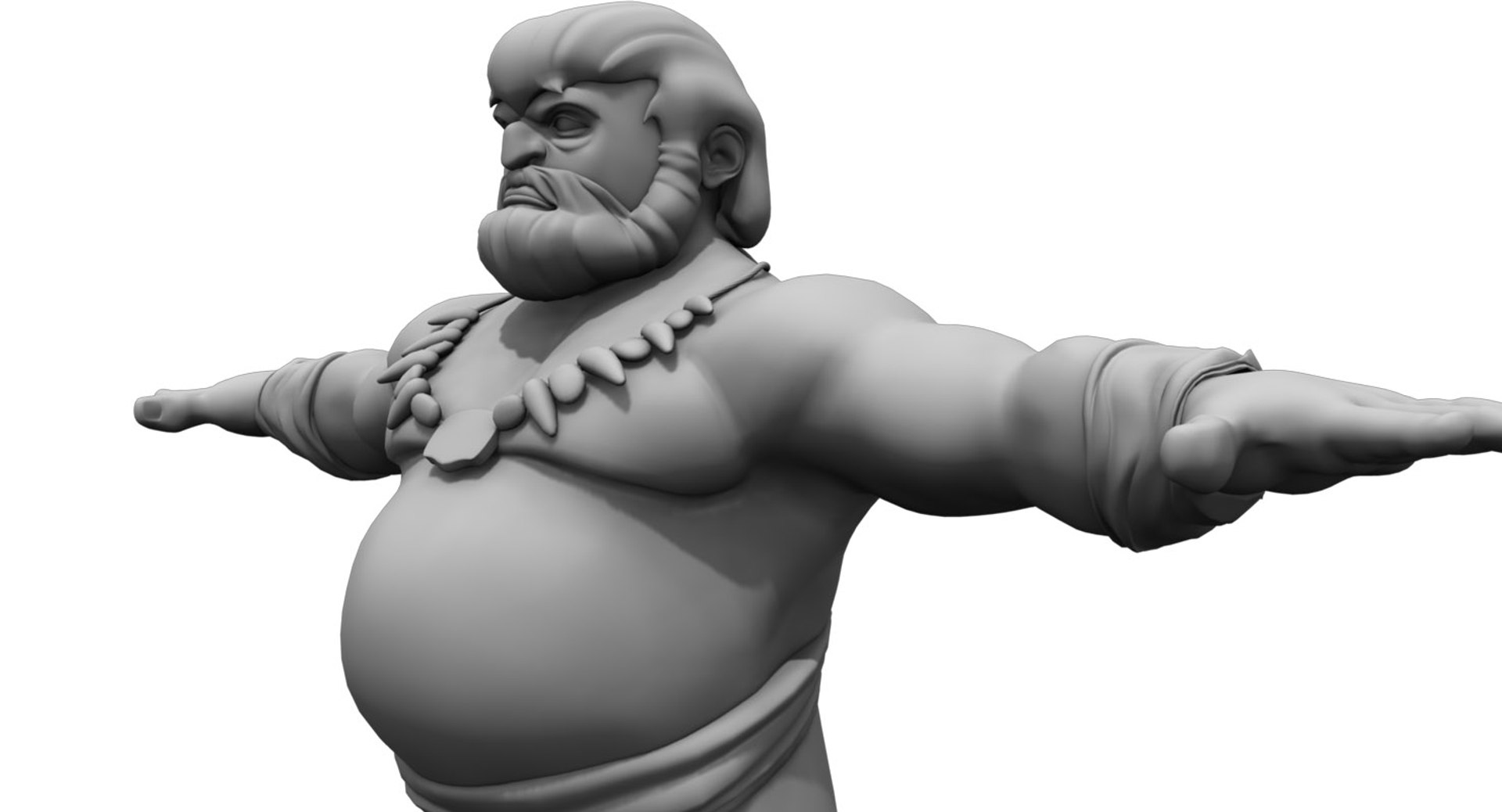 3D Wild Forest Man Cartoon Model - TurboSquid 1504313