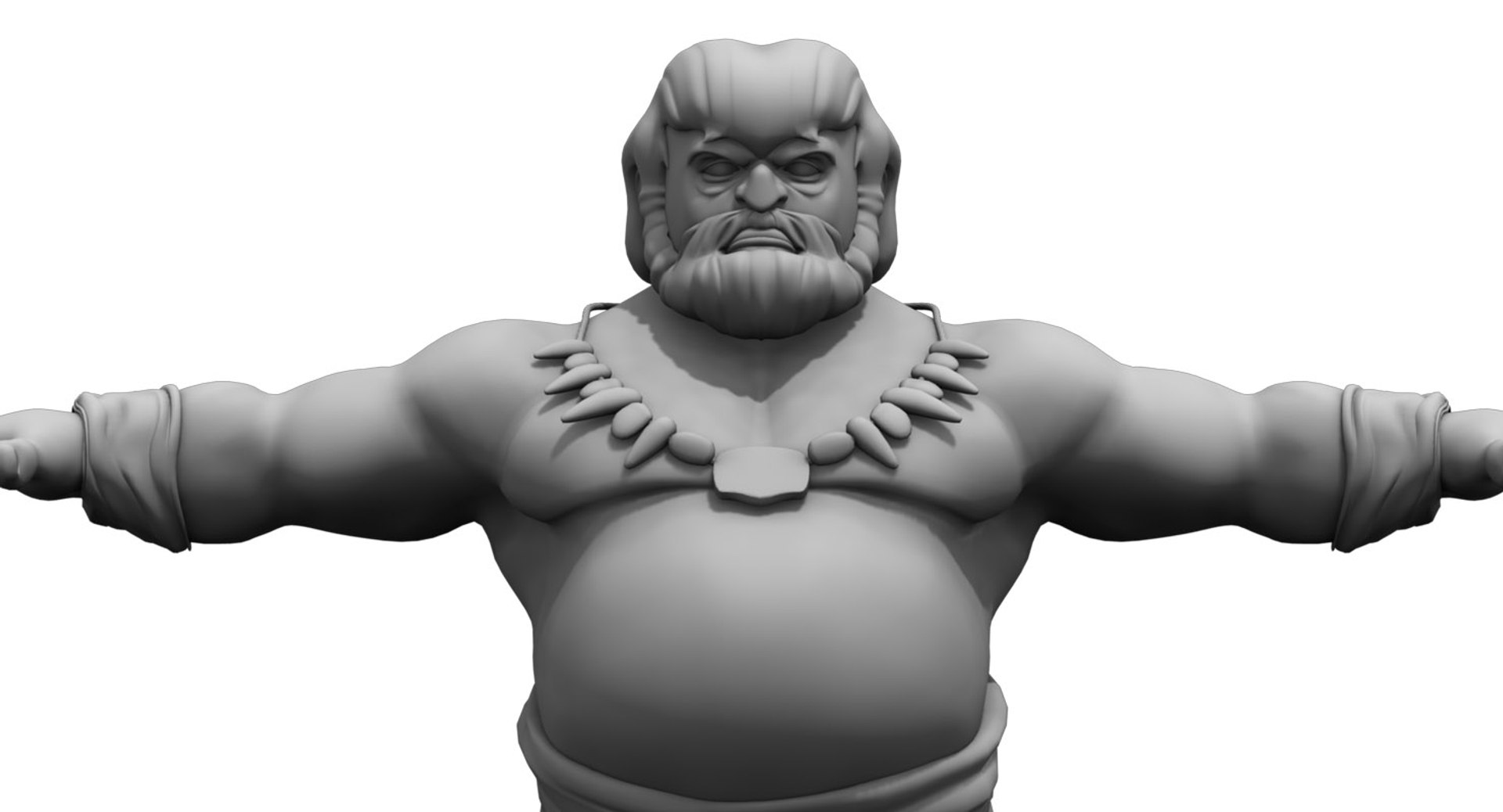 3D Wild Forest Man Cartoon Model - TurboSquid 1504313