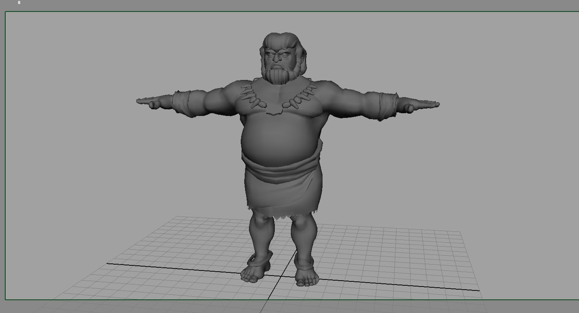 3D Wild Forest Man Cartoon Model - TurboSquid 1504313