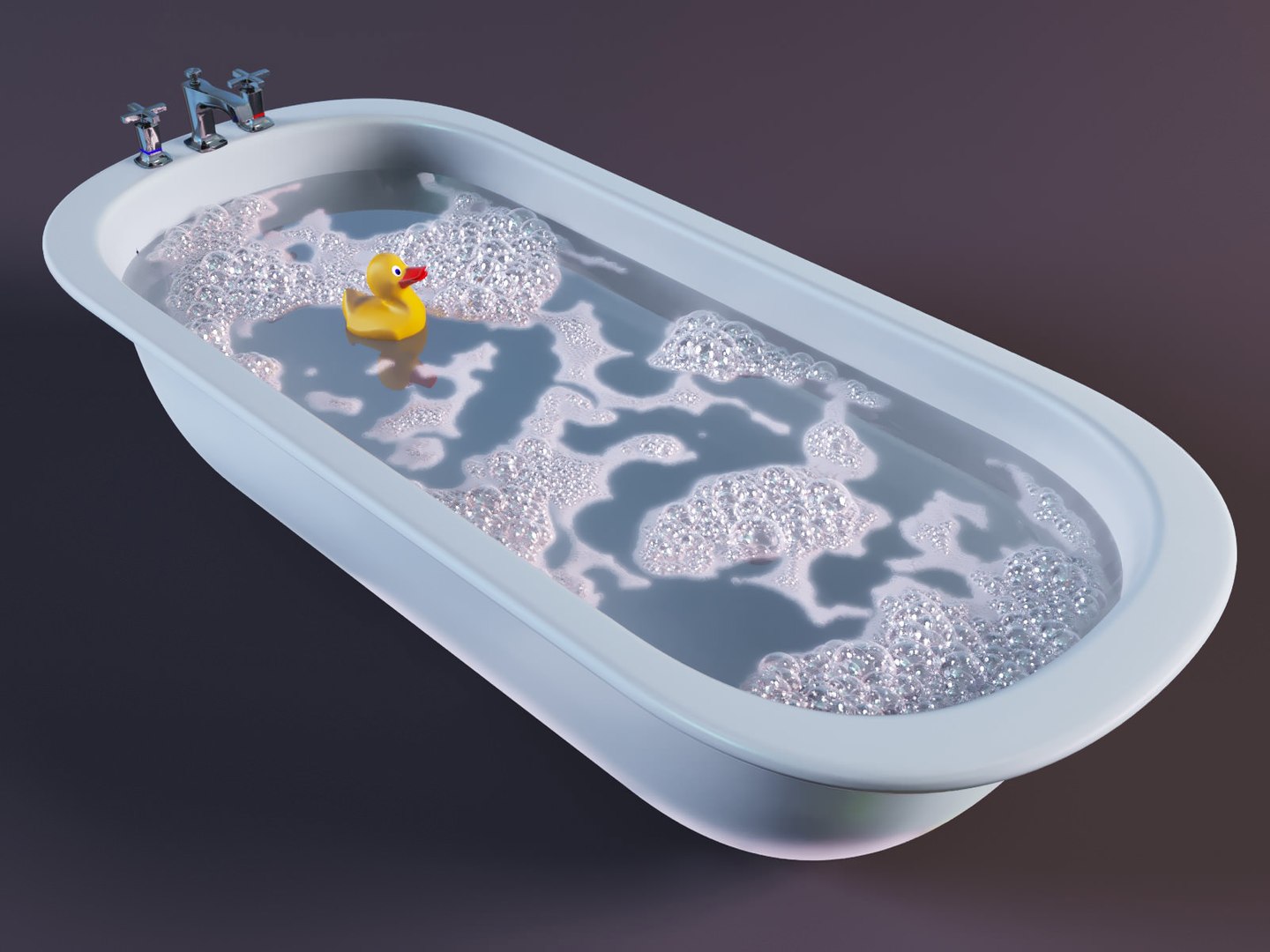 Bubble Bath Model - TurboSquid 1428598