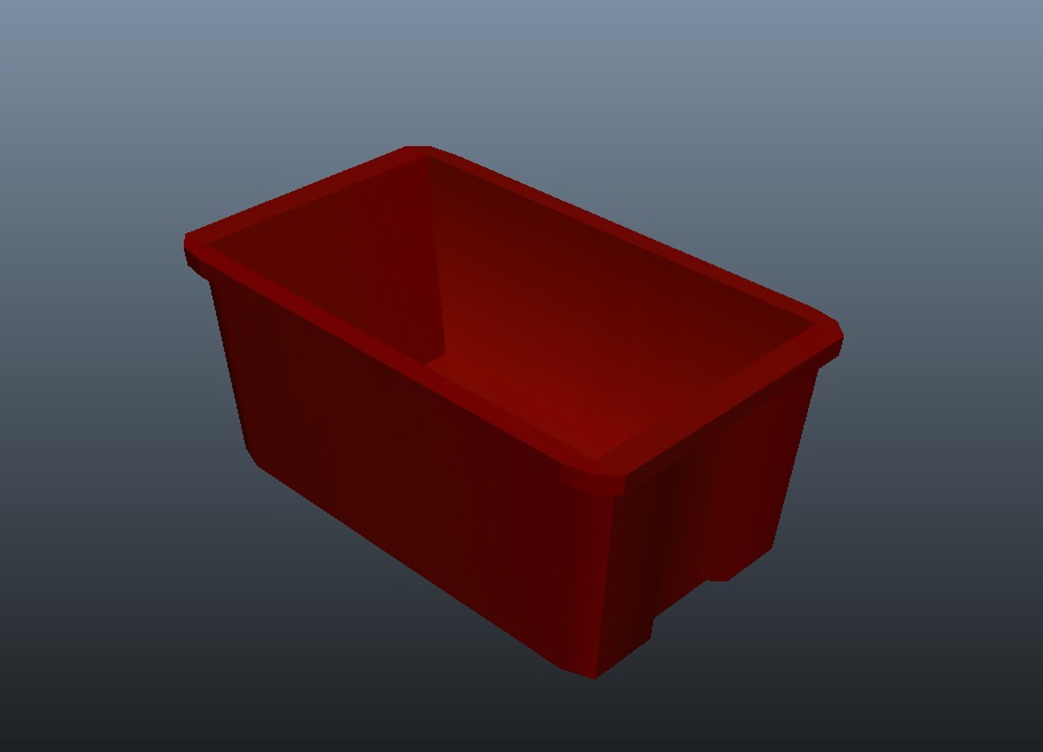 3d plastic tub model