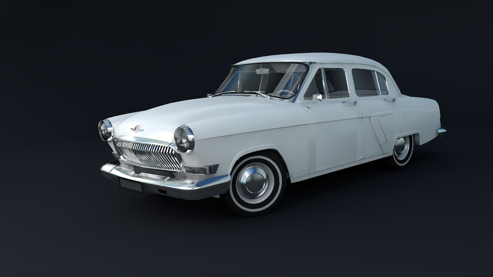3D Volga Gaz 23 Details - TurboSquid 1262582
