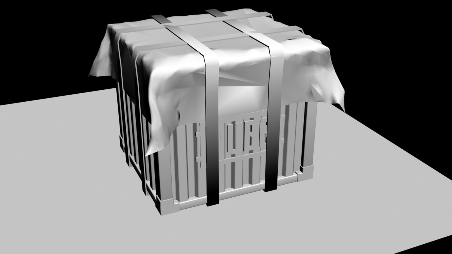 3D Model Pubg Airdrop - TurboSquid 1442909