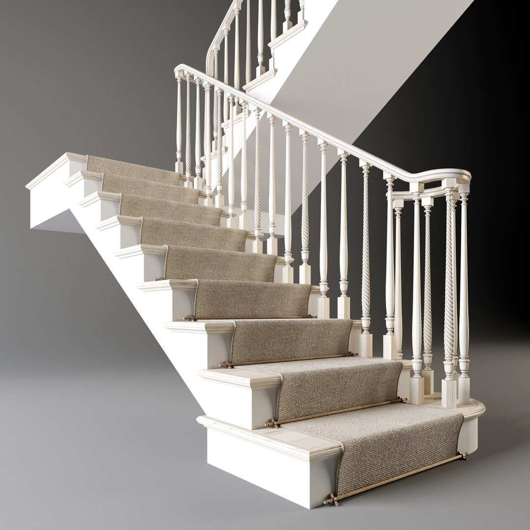 Stairs Model - TurboSquid 1231699