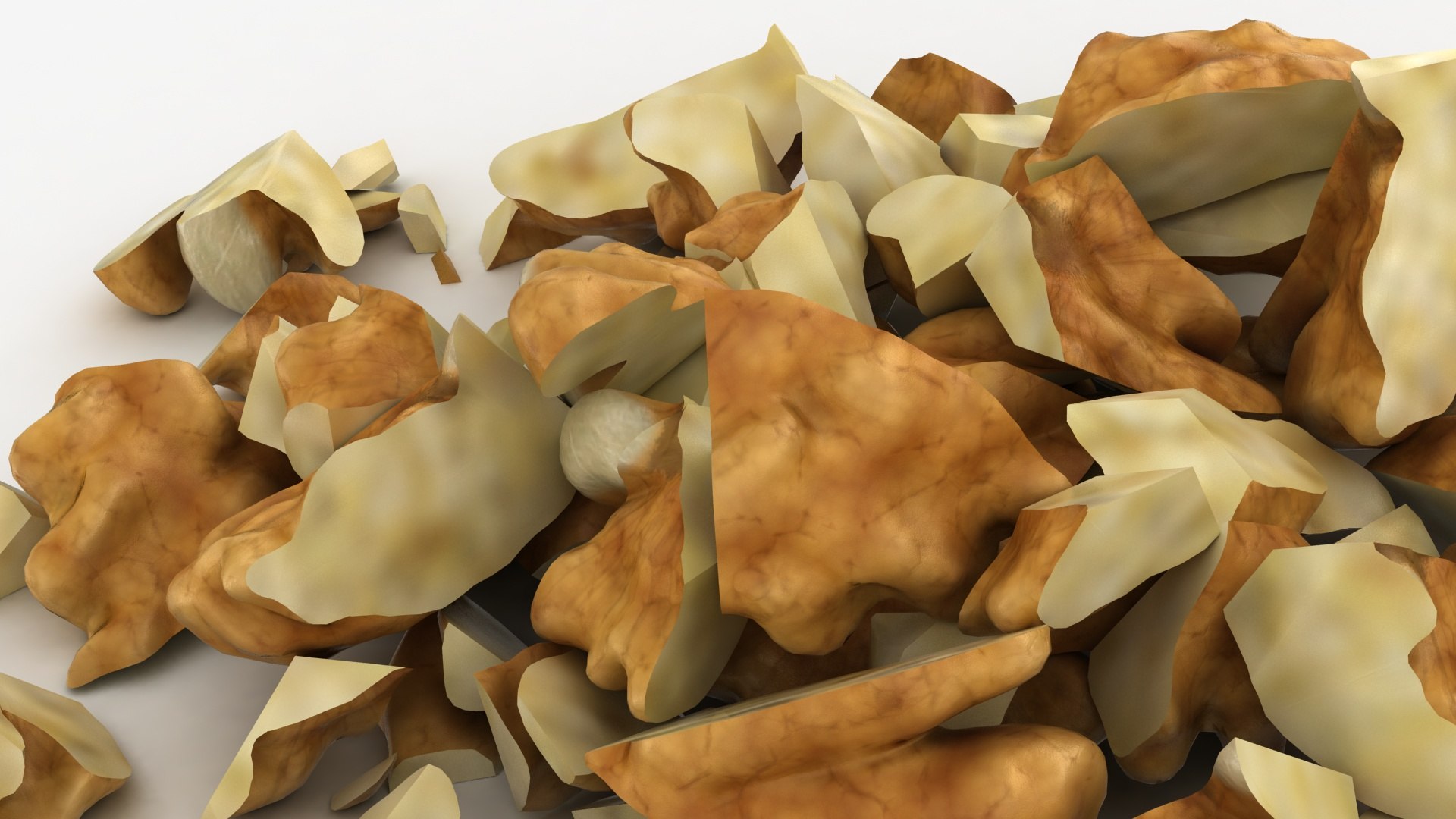 3D Realistic Broken Walnut Kernel Model - TurboSquid 1569794
