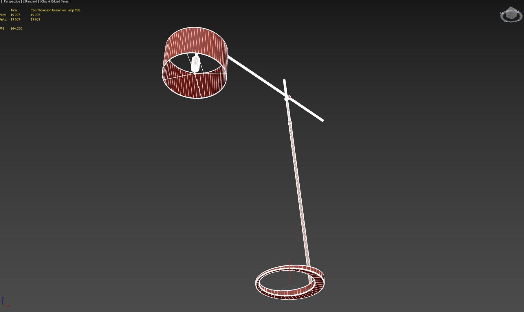 3D Ceci Thompson Beam Floor Lamp - TurboSquid 1578523