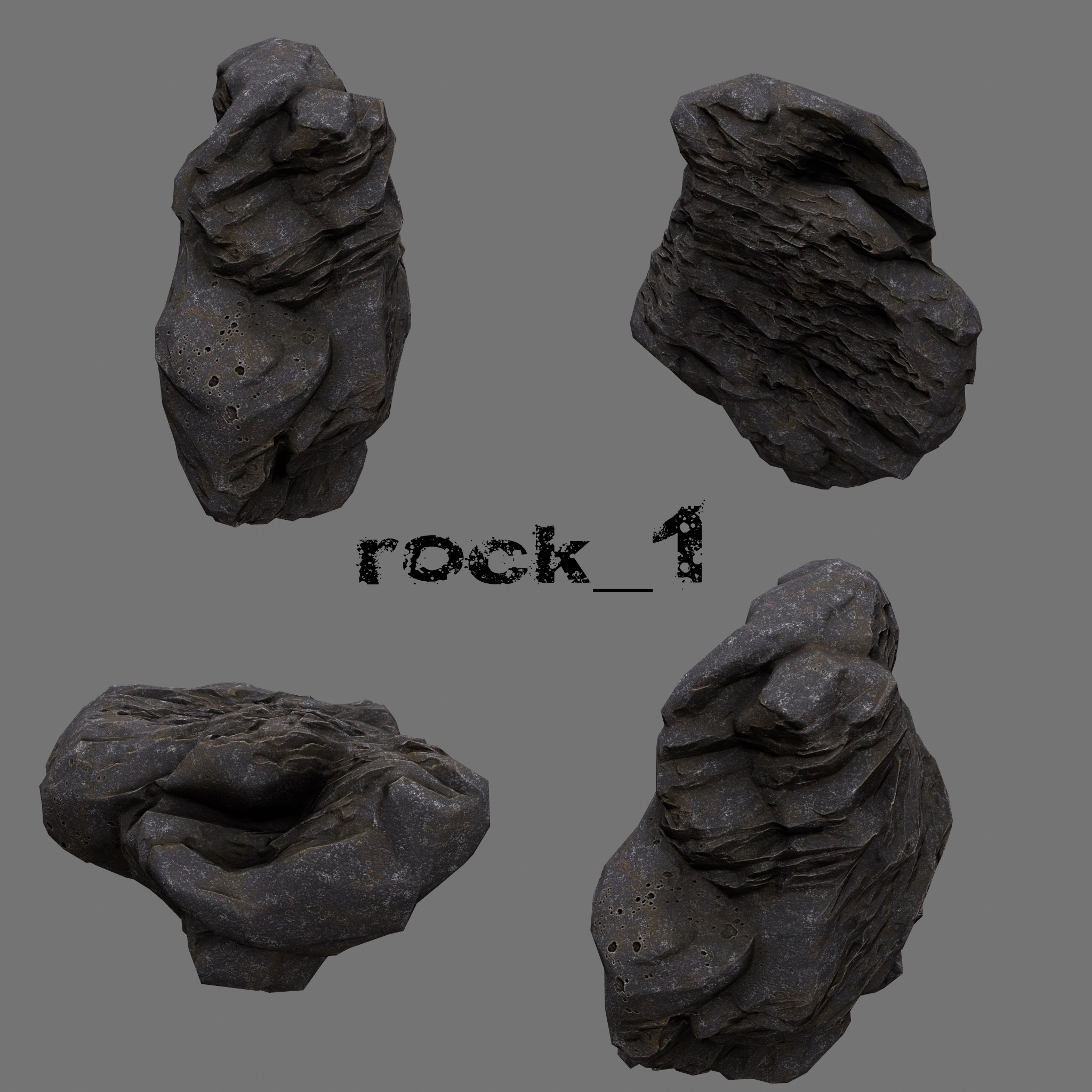 rock 3d model
