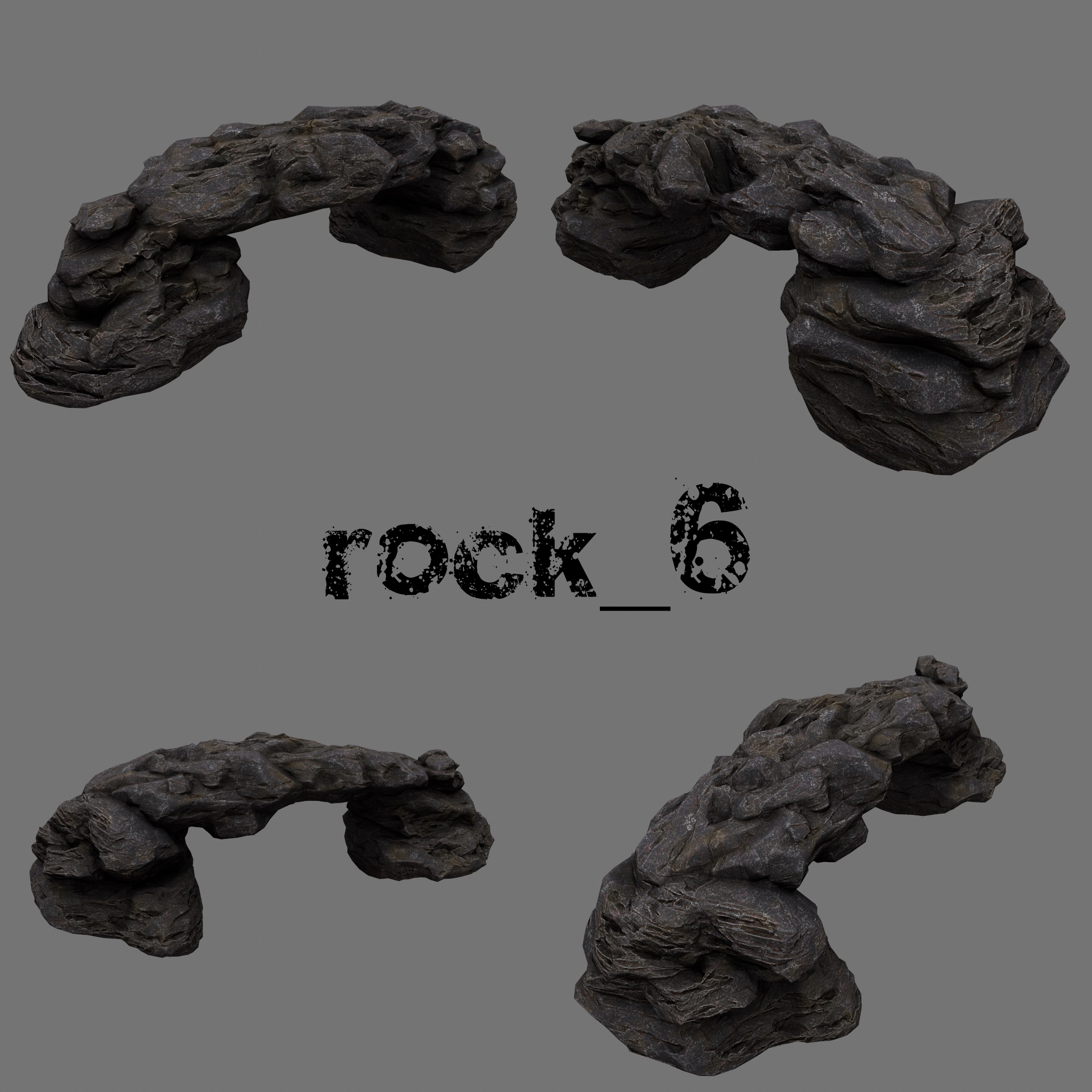 rock 3d model