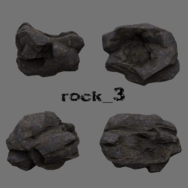 rock 3d model