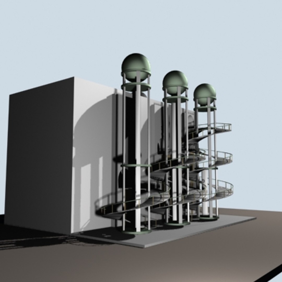 Progressive Arts Building 3d Model