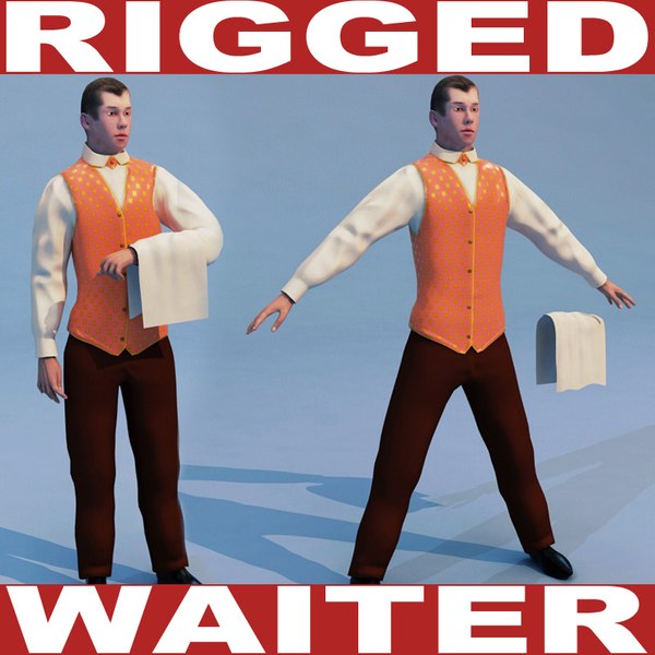 Waiter 3D Models for Download | TurboSquid