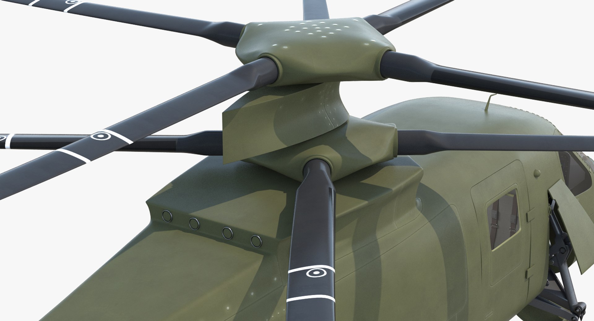 Attack compound helicopter copter 3D model - TurboSquid 1412620