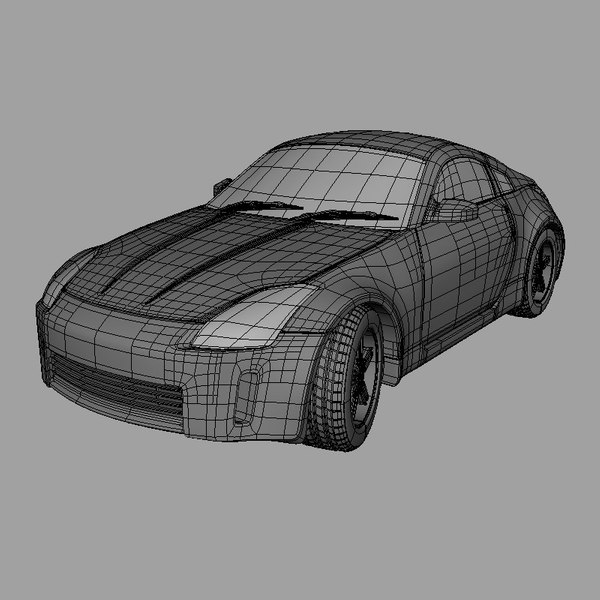 nissan z350 car 3d ma