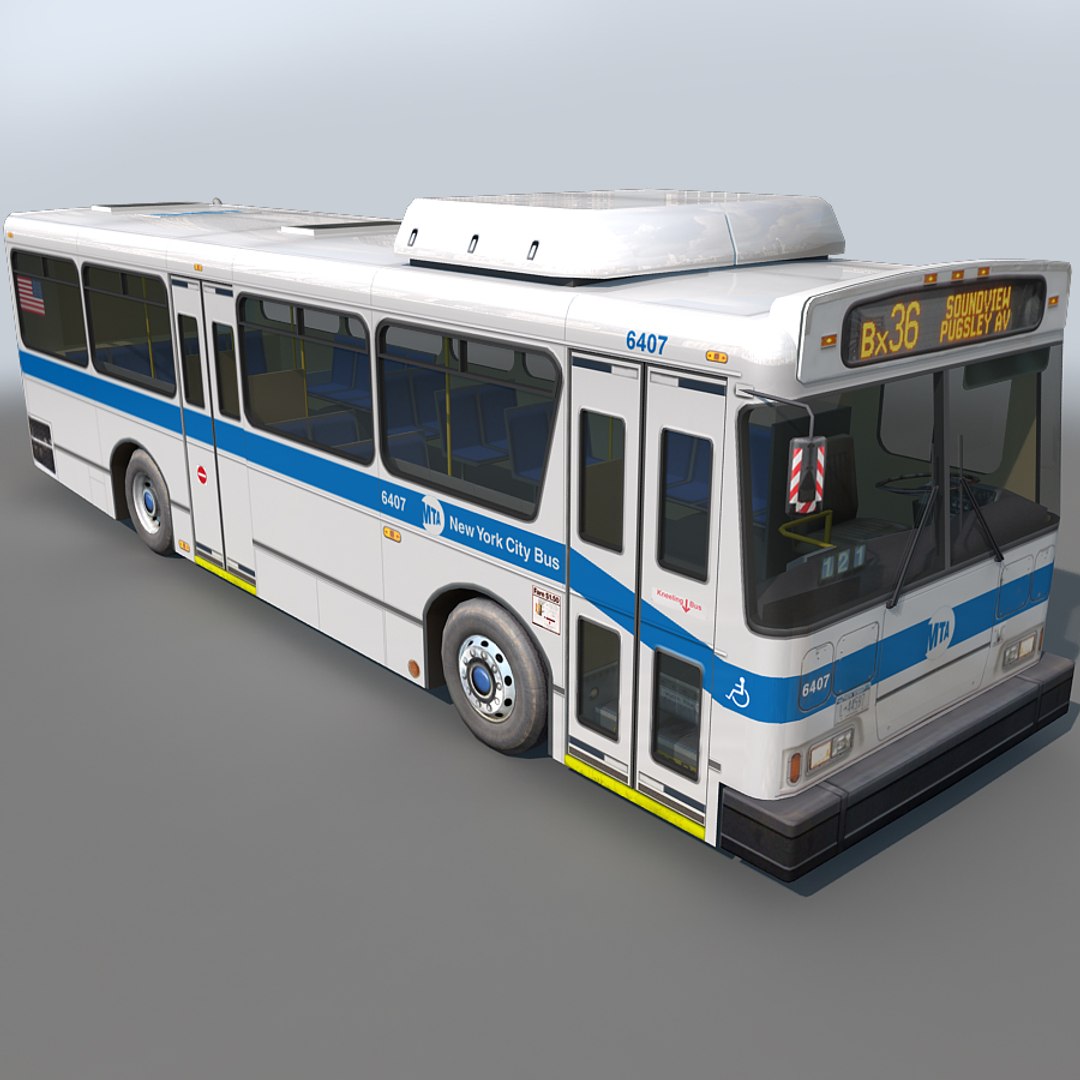 3d City Bus Model