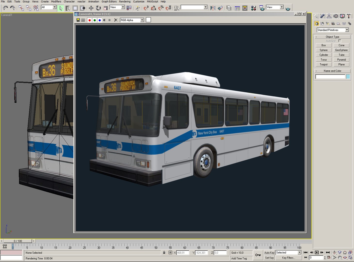 3d City Bus Model