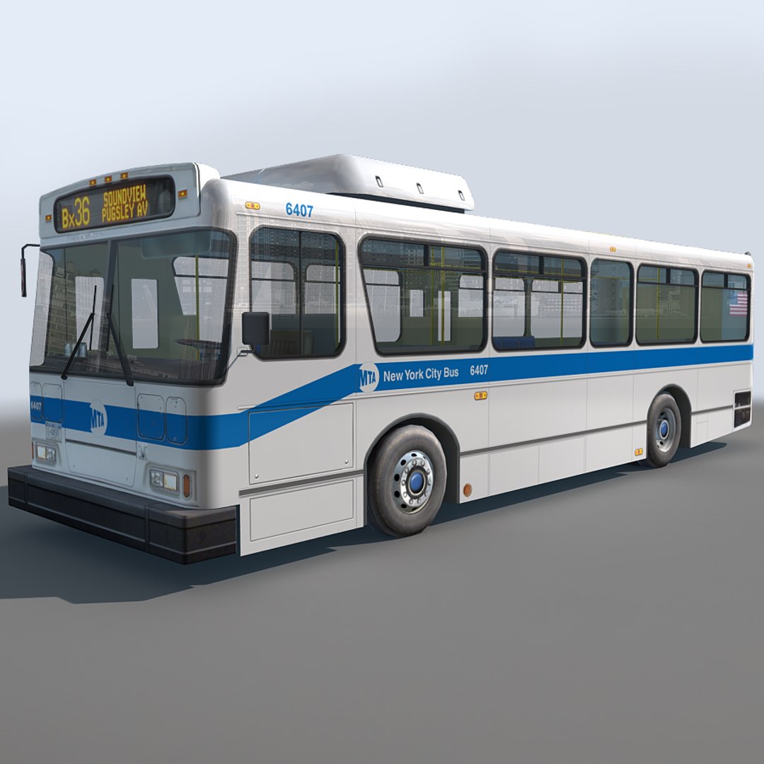 3d City Bus Model