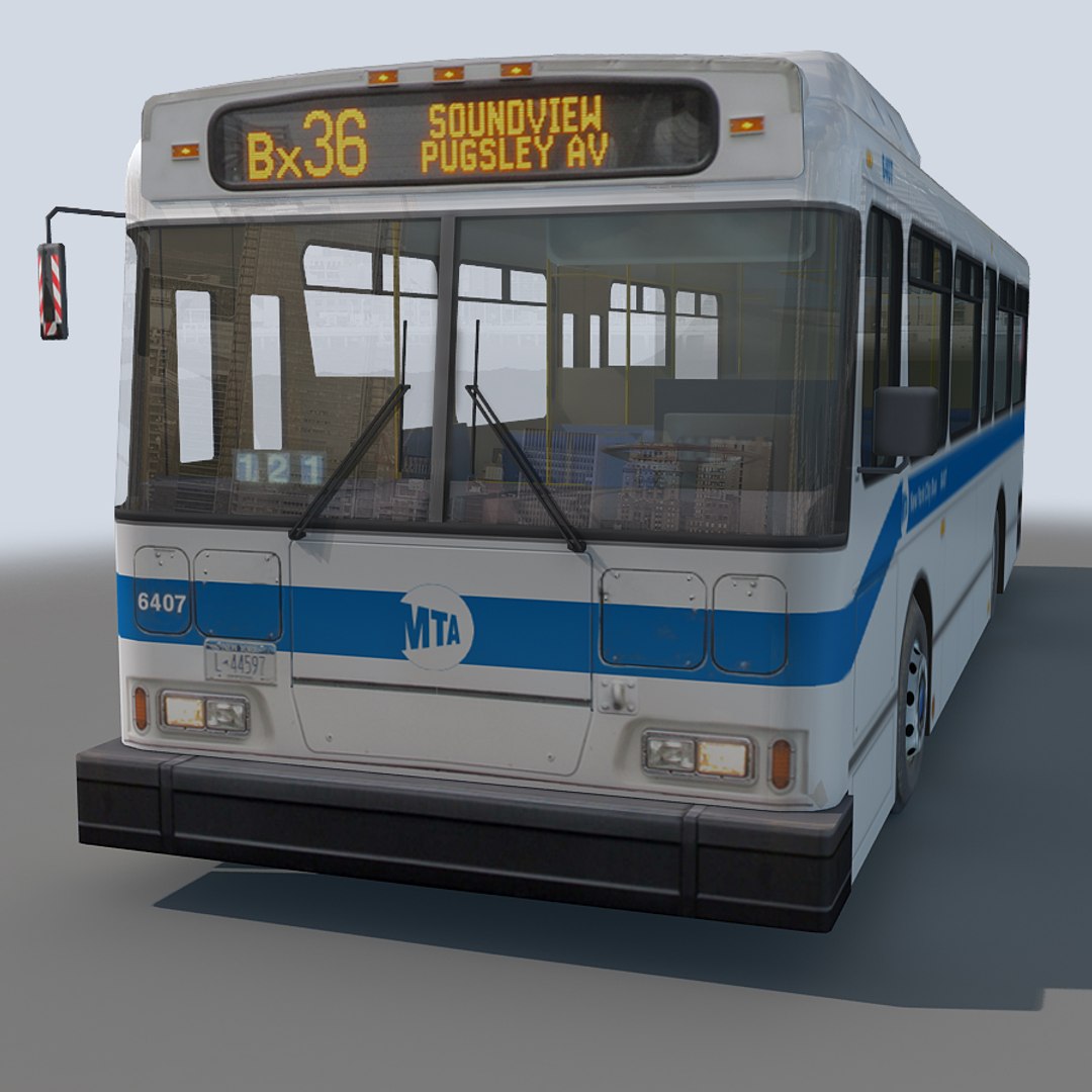 3d City Bus Model