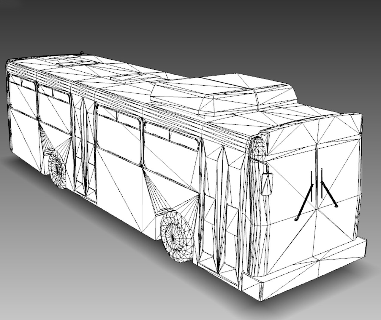 3d City Bus Model