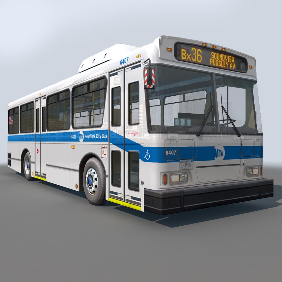 3d City Bus Model