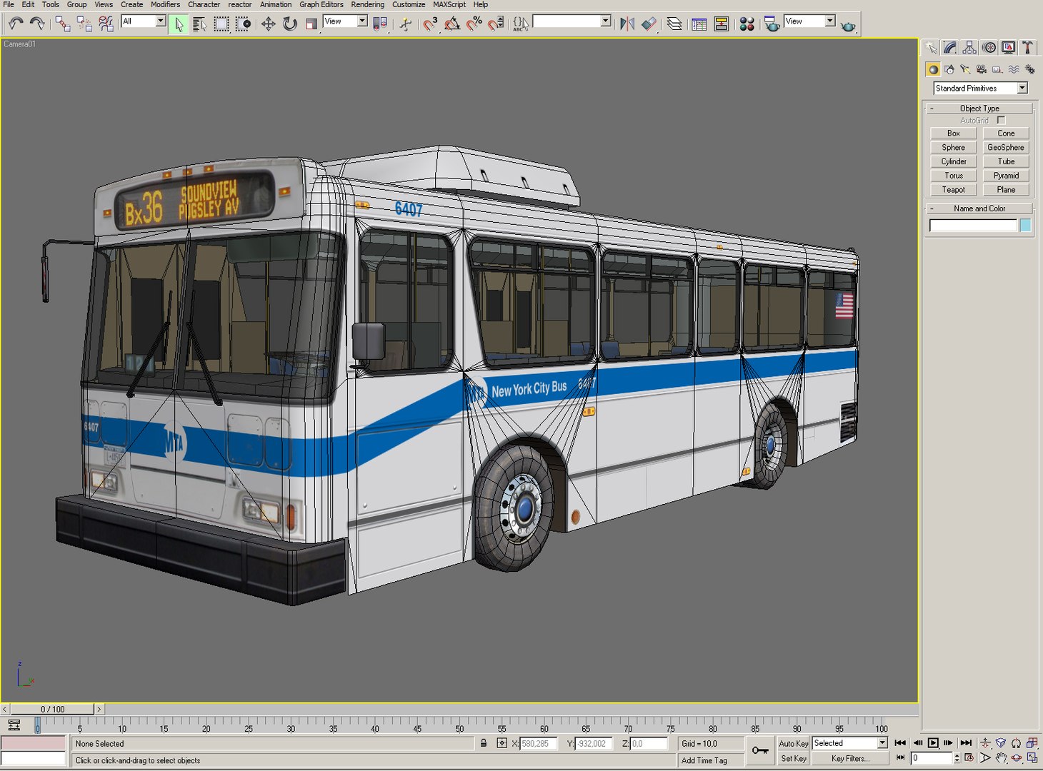 3d City Bus Model