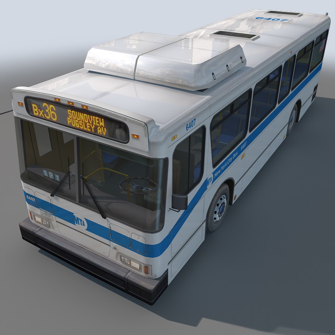 3d City Bus Model