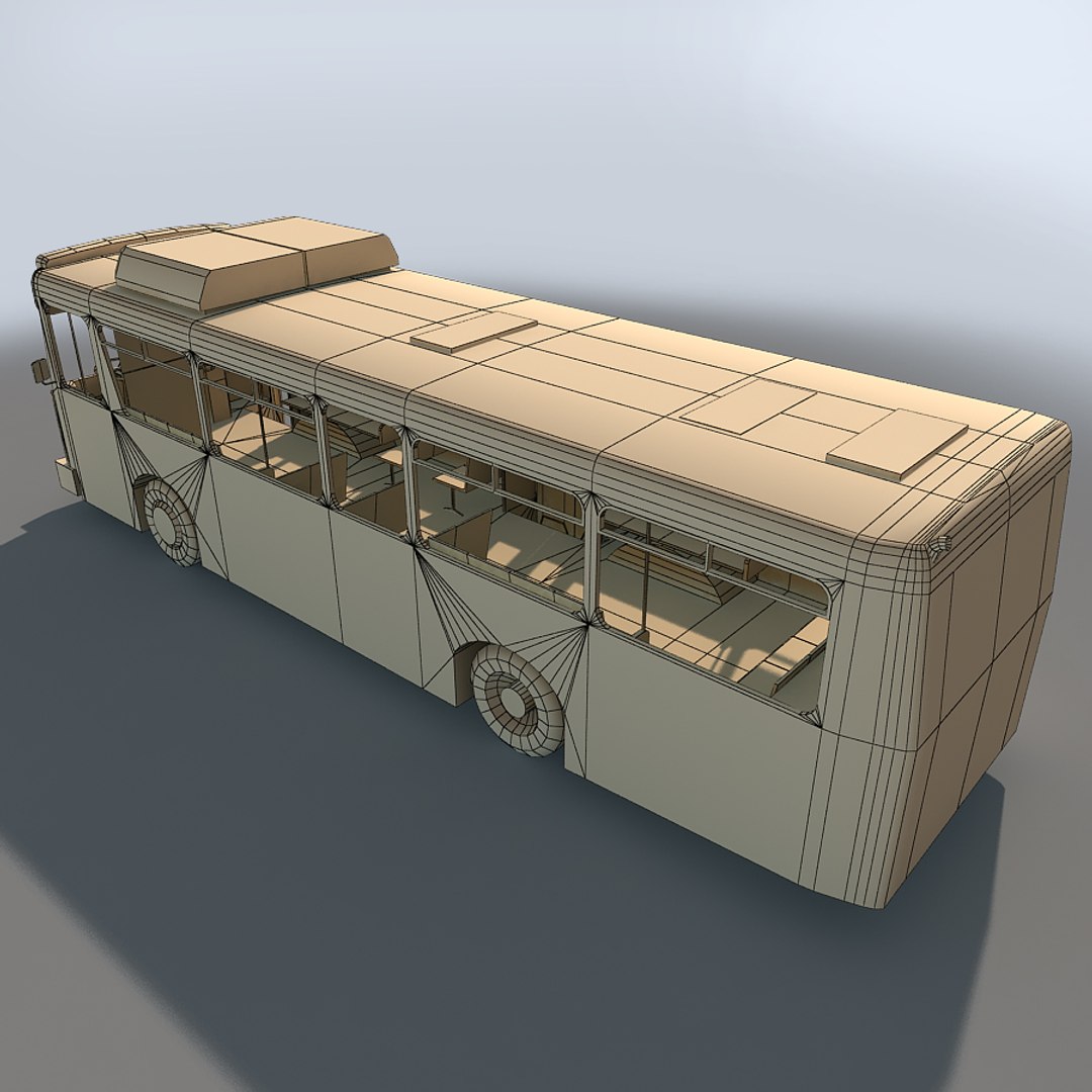 3d City Bus Model