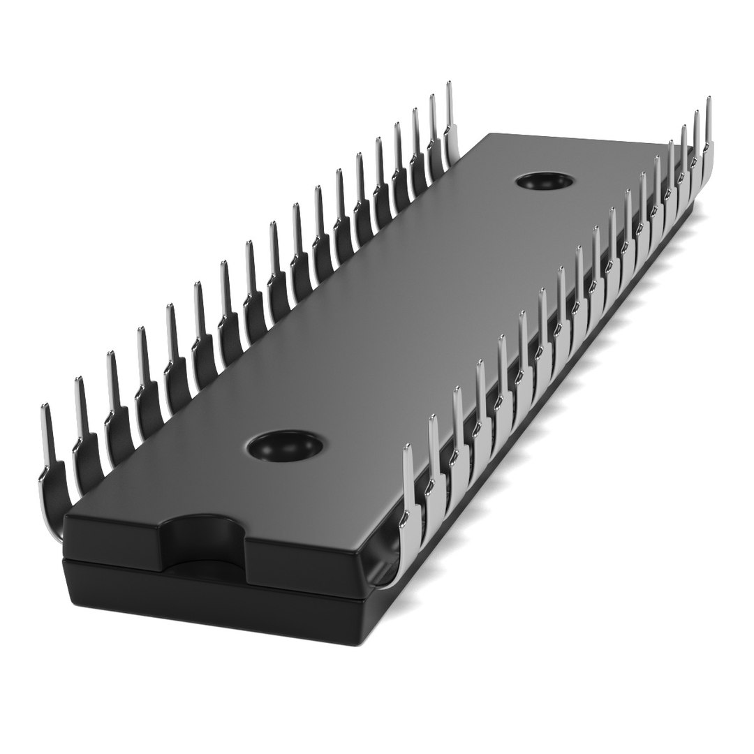 computer chips 3d model