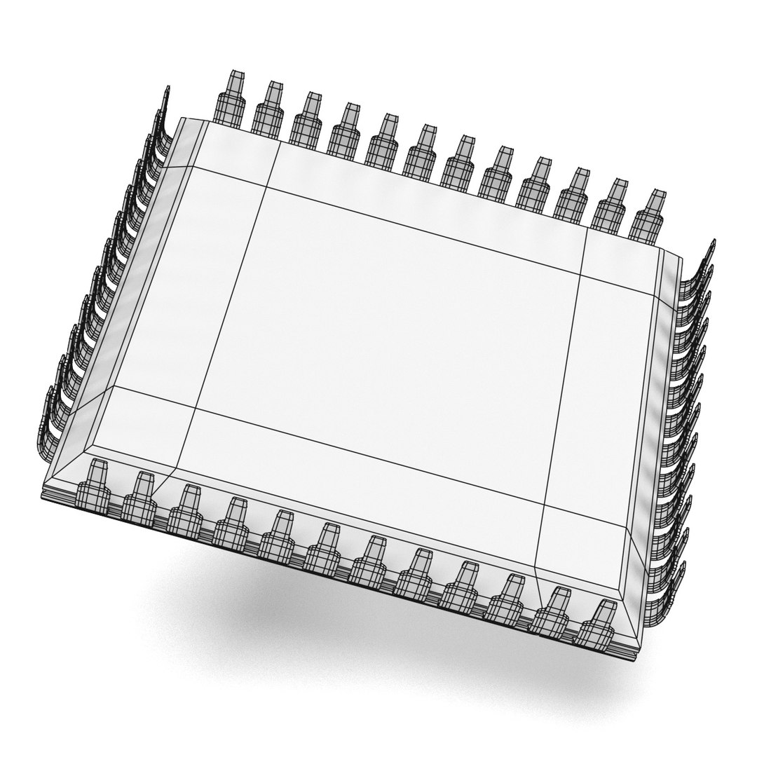 computer chips 3d model