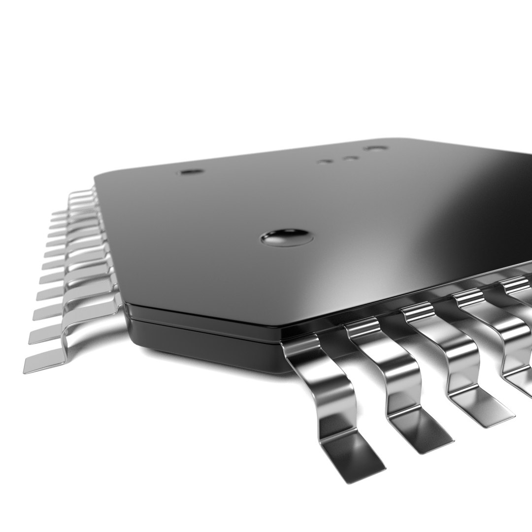 computer chips 3d model
